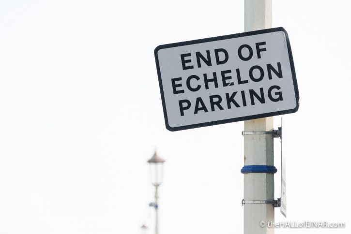 The end of echelon parking – David at the HALL of EINAR