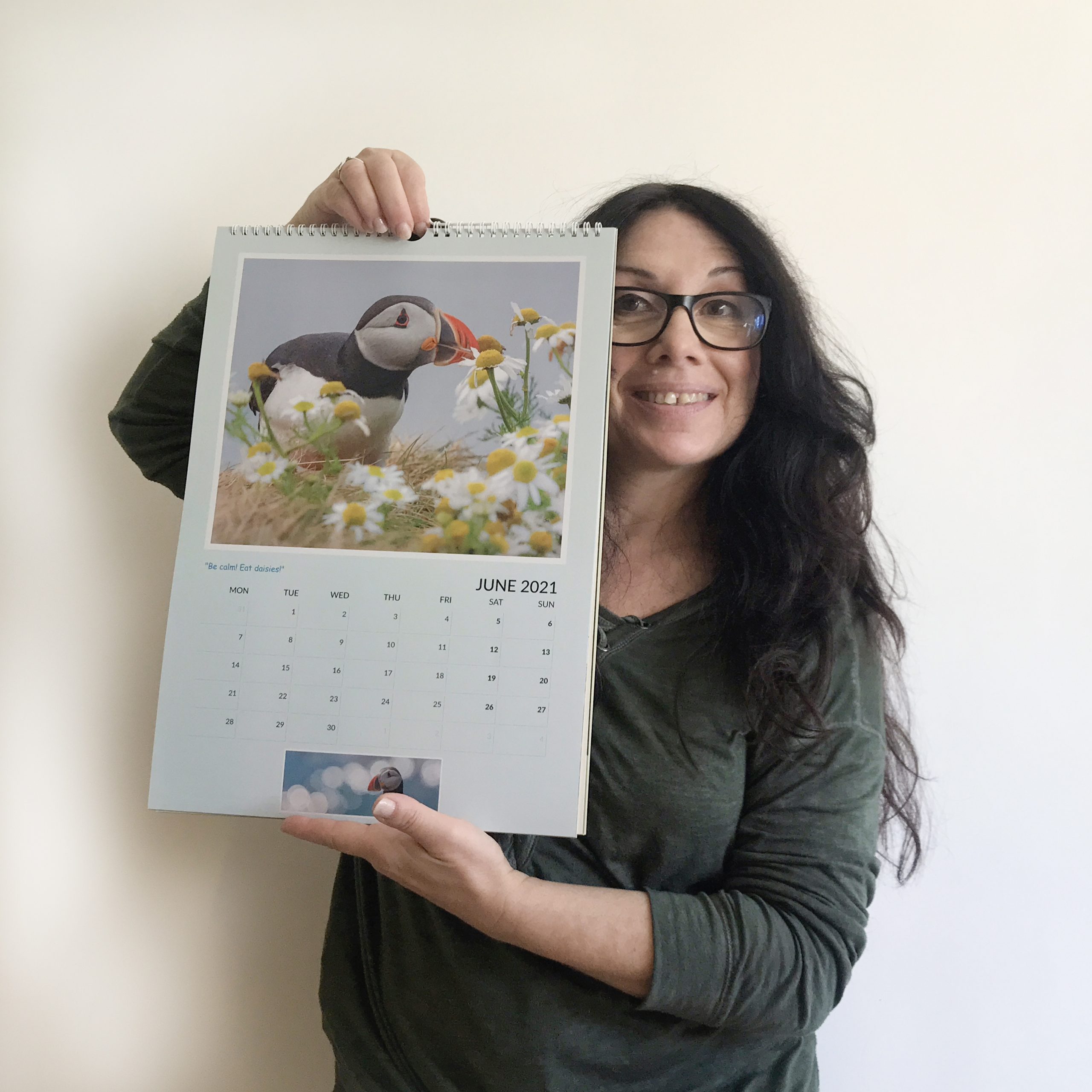 Puffin Calendar 2021 – Cover (c) Antonella Papa – David at the HALL of ...