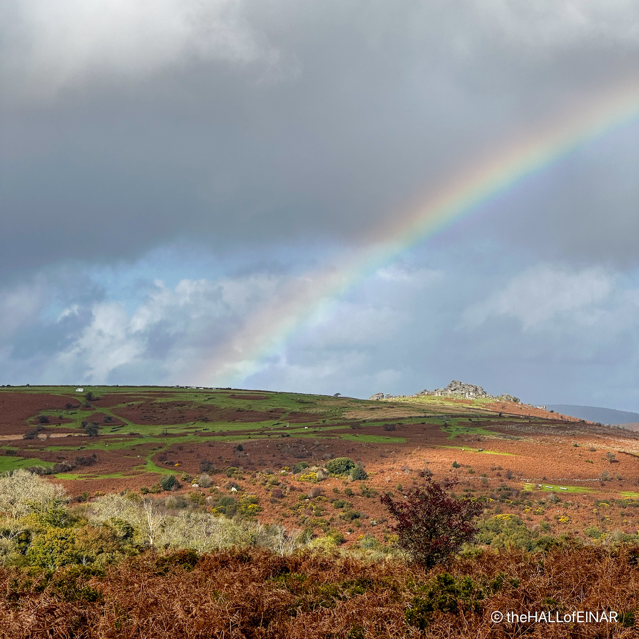 Rainbow – The Hall of Einar – photograph (c) David Bailey (not the ...